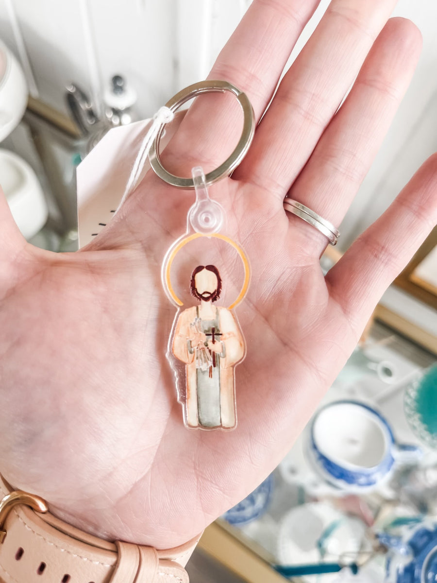 St. Sebastian Keychain-Emily S. Pitre – Shop Plain Jane Company