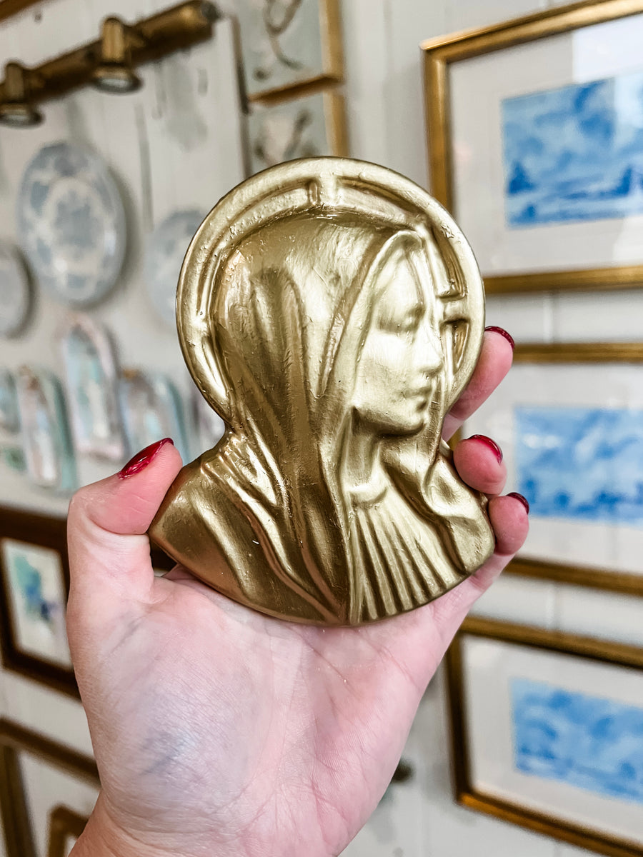 Mary with halo + hanger- L. Bourgeois Designs – Shop Plain Jane Company