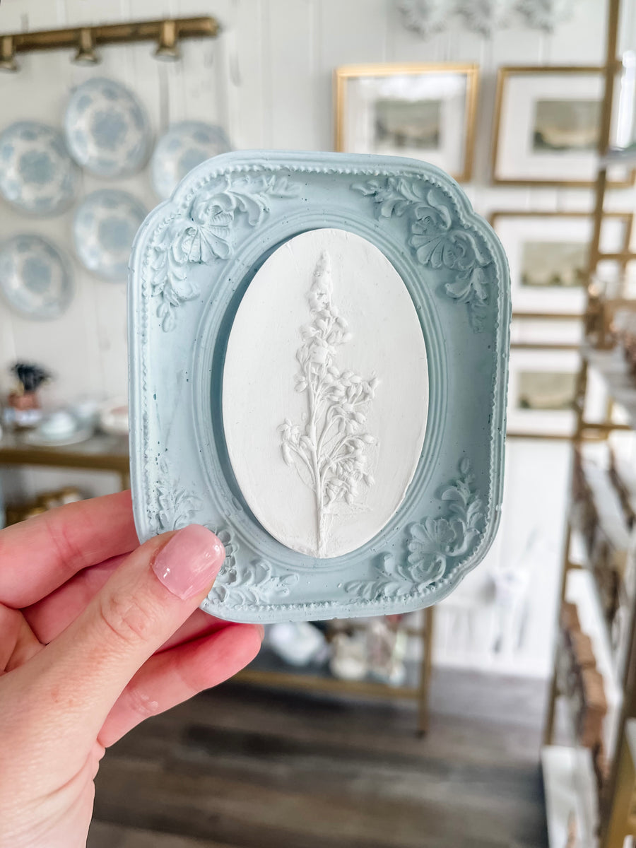 Blue Antique Intaglio Frame + Hanger-YSF Intaglio Art – Shop Plain Jane ...